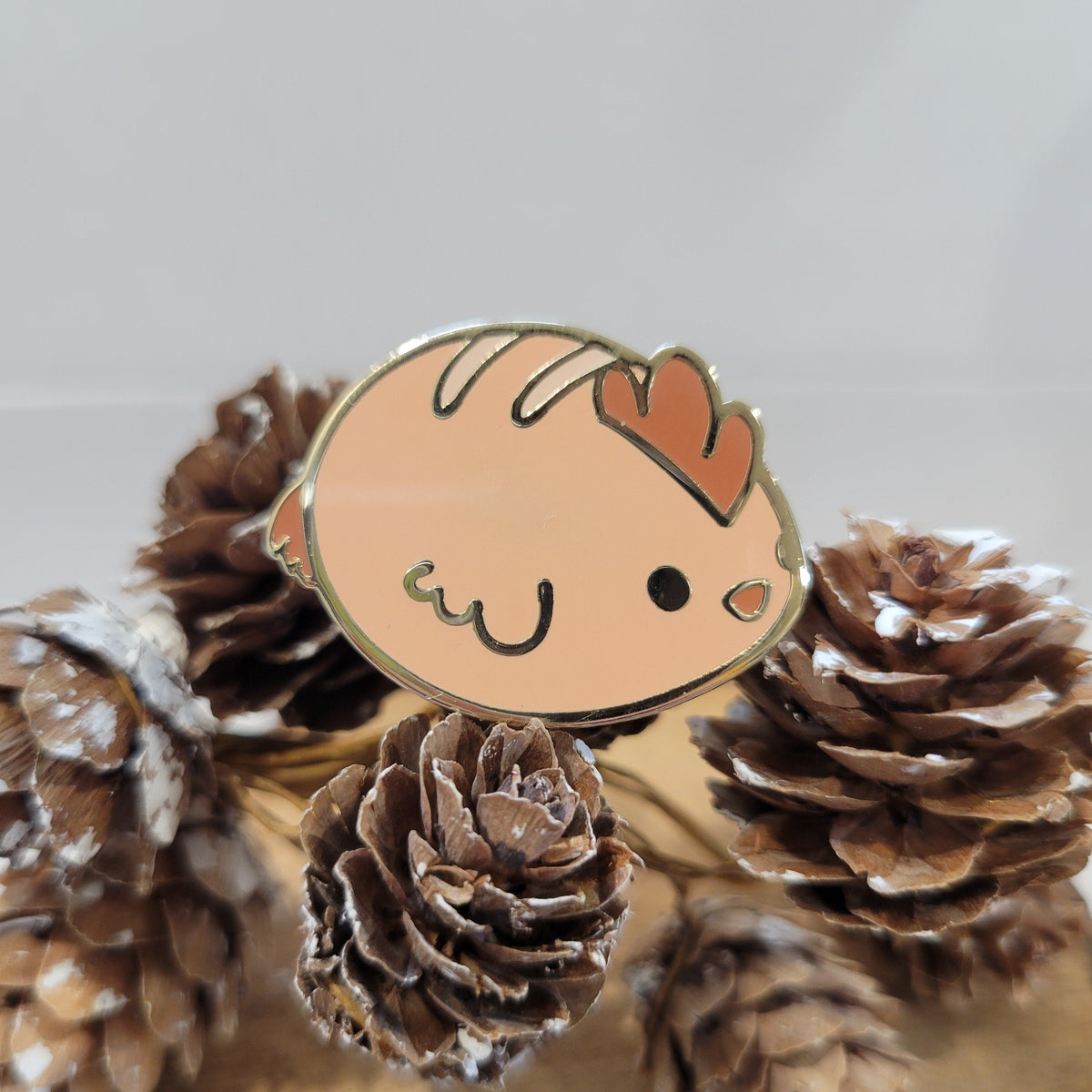 *Retiring* Chicken Bread Pin – Tinasaurus Rex Design