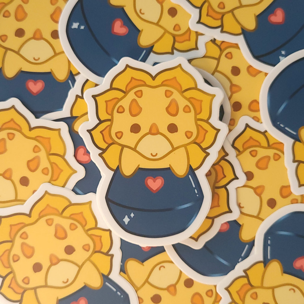 Botanical Dinosaur Stickers – Tinasaurus Rex Design